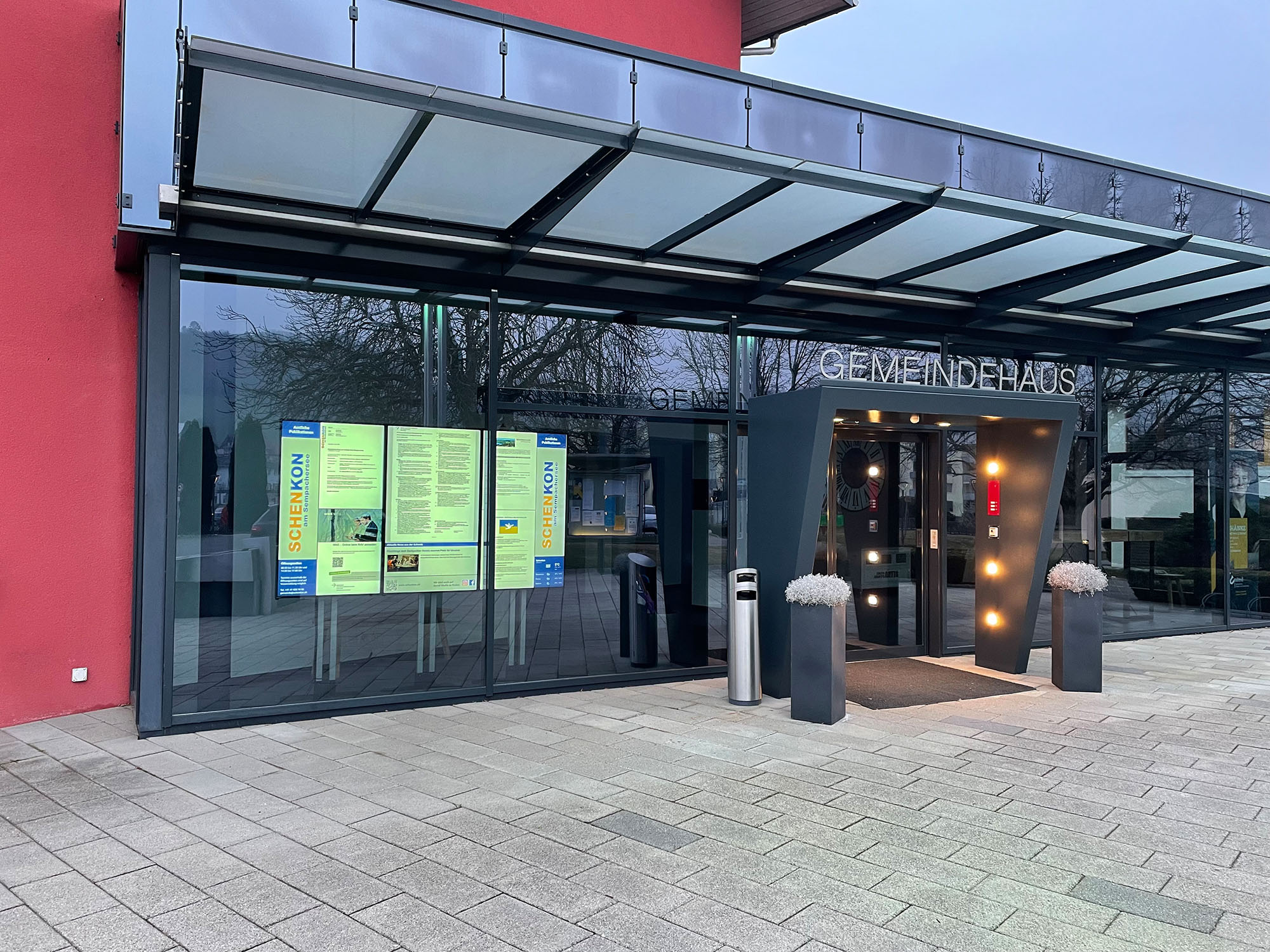 Creanet : Gemeinde Schenkon - Anschlagkasten