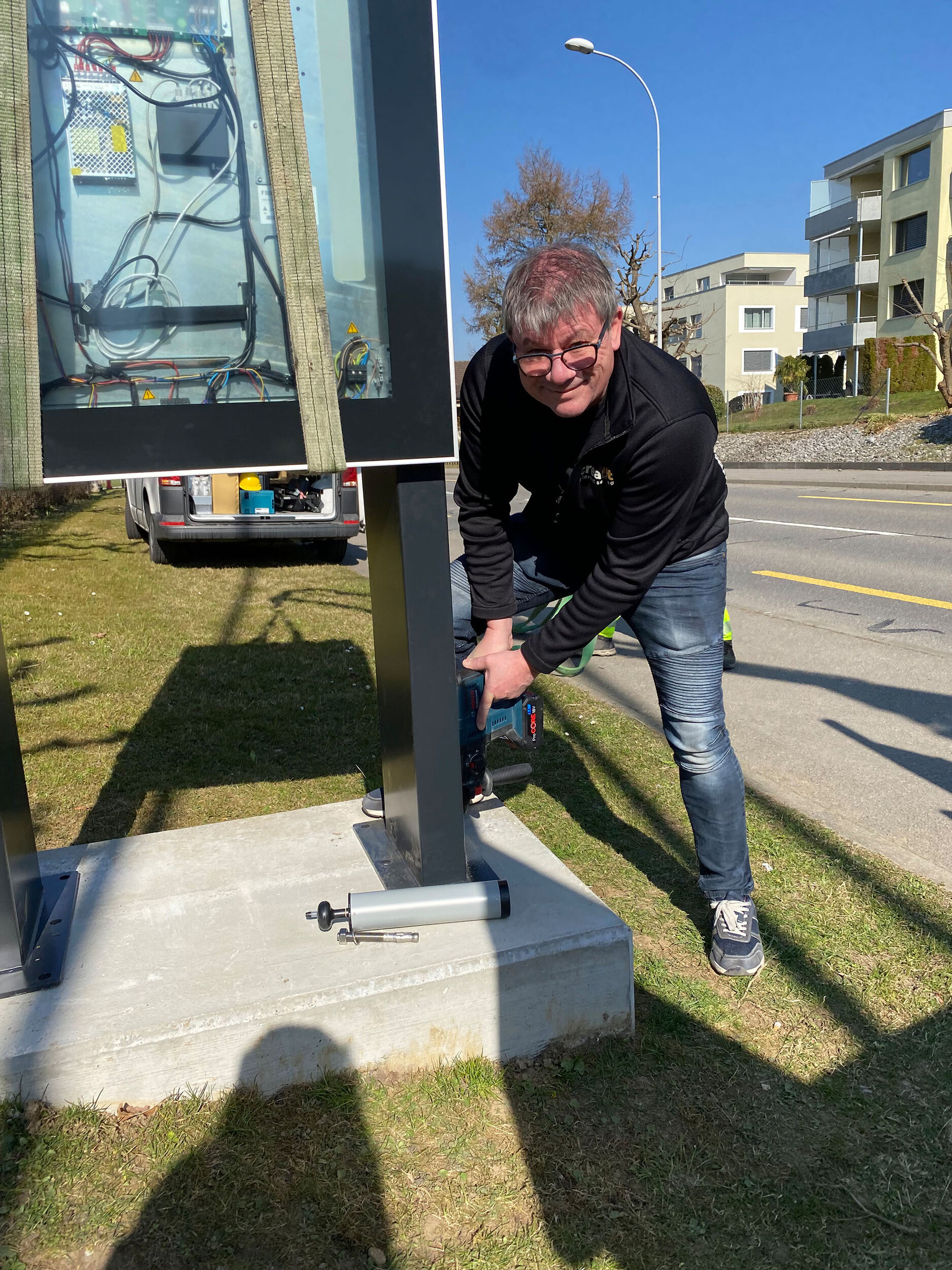 Creanet : Gemeinde Schenkon - Outdoordisplay